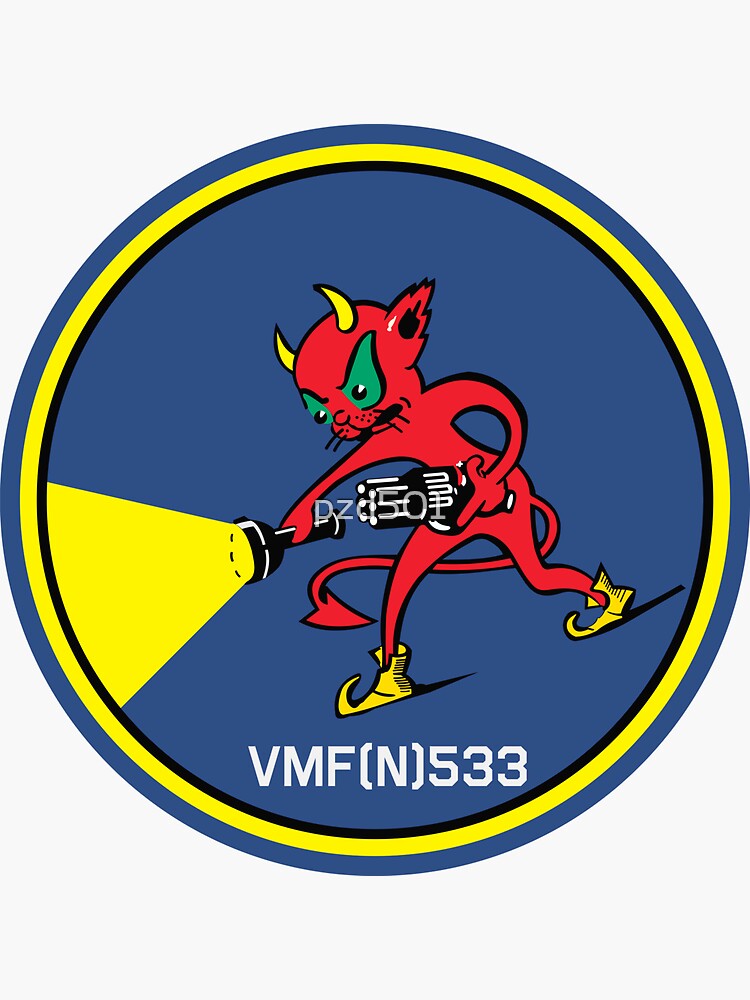 "USMC - VMA(N) 533 - Marine Night Fighter Squadron - Clean Style ...