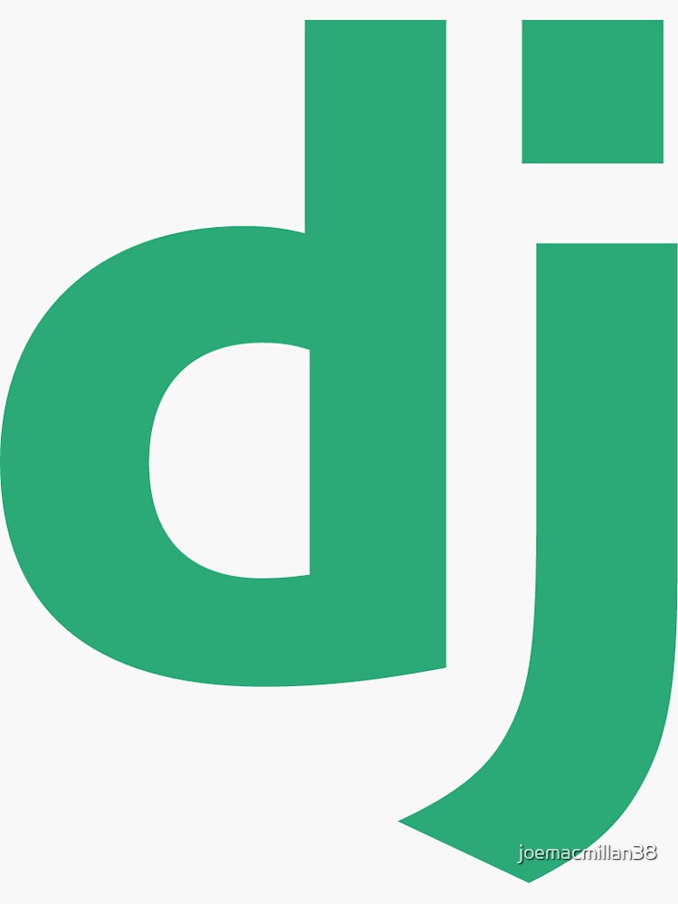 "Django Logo - Web Dev" Sticker for Sale by joemacmillan38 | Redbubble