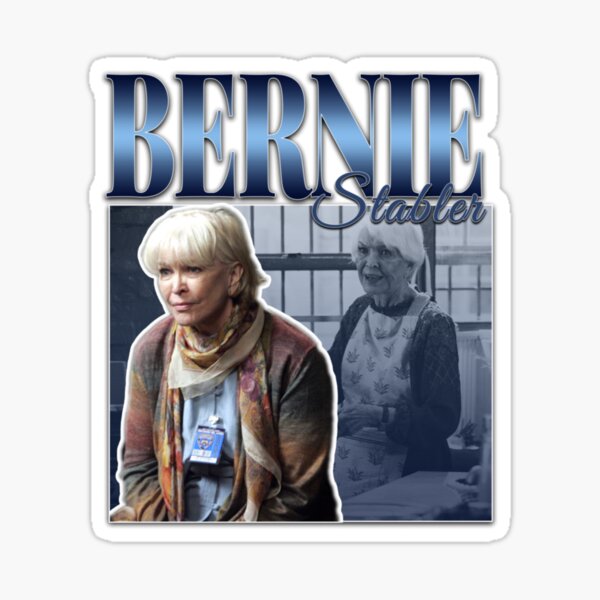 "Bernie Stabler 90s Inspired Vintage Homage " Sticker for Sale by ...