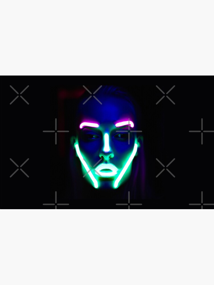 "Neon Face Girl Cyberpunk Style 2023 " Poster for Sale by Boztik ...