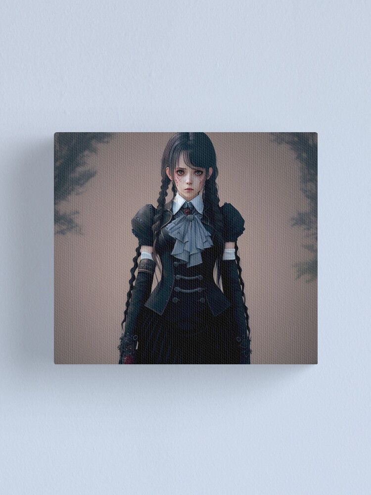 "Wednesday Addams, Ai-Generated Art, Netflix, Netflix Fun Art, Addams ...