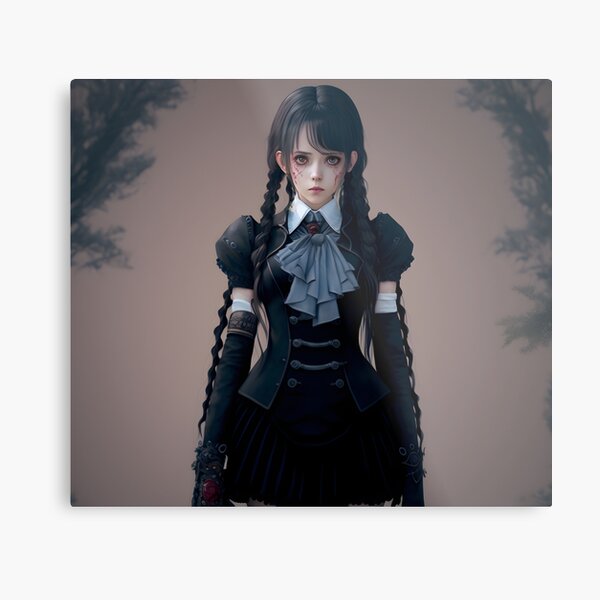 "Wednesday Addams, Ai-Generated Art, Netflix, Netflix Fun Art, Addams ...