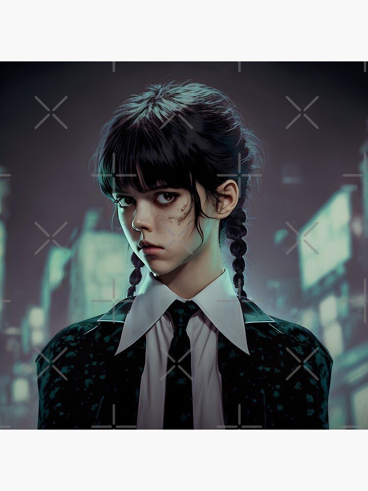 "Wednesday Addams, Ai-Generated Art, Netflix, Netflix Fun Art, Addams ...