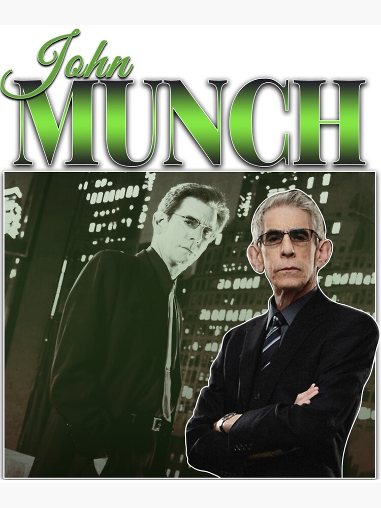 "John Munch 90s Inspired Vintage Homage " Poster for Sale by ...
