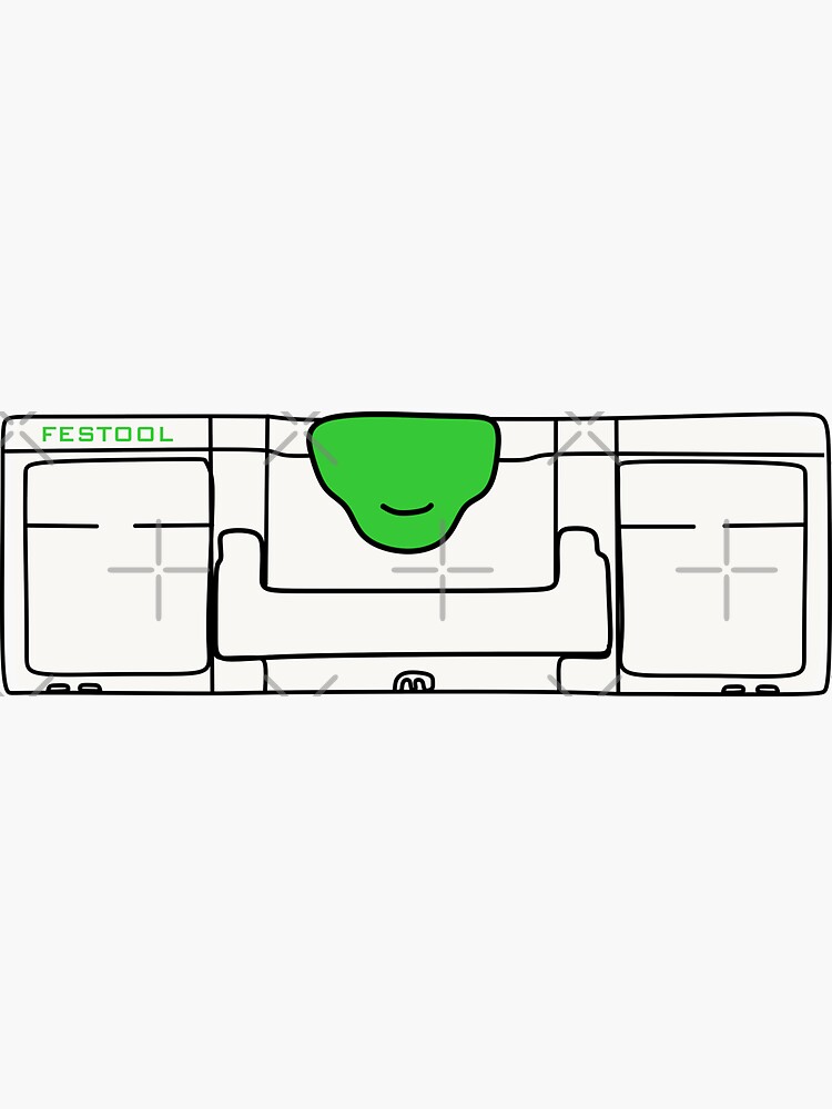 "Festool Systainer " Sticker for Sale by emmacanada | Redbubble