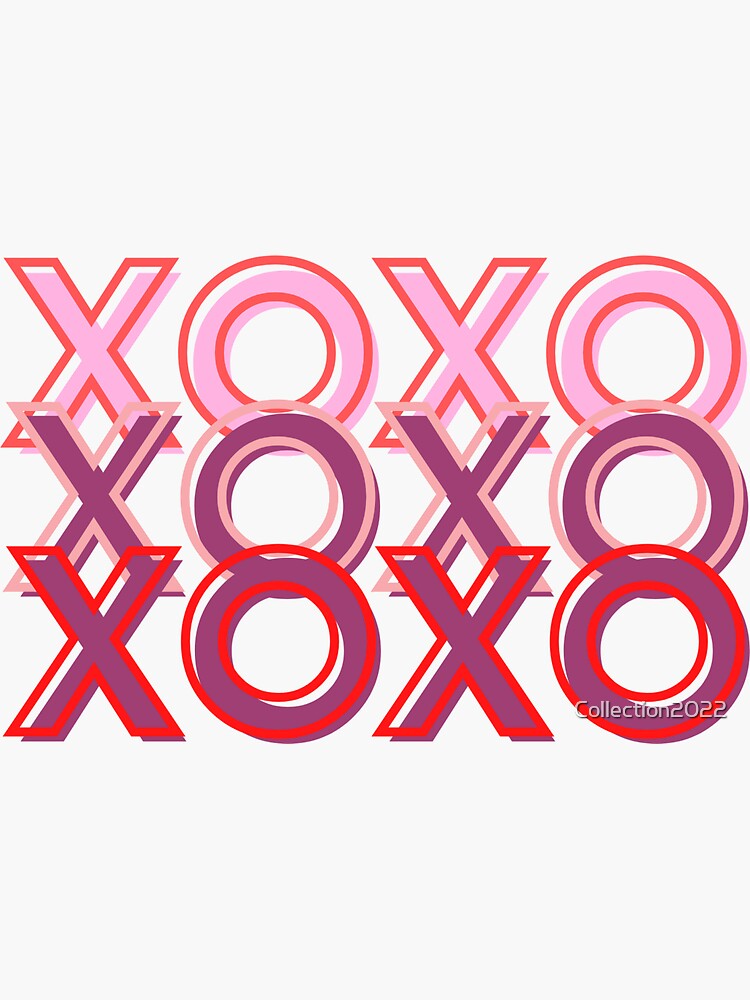 "XOXO" Sticker for Sale by Collection2022 | Redbubble