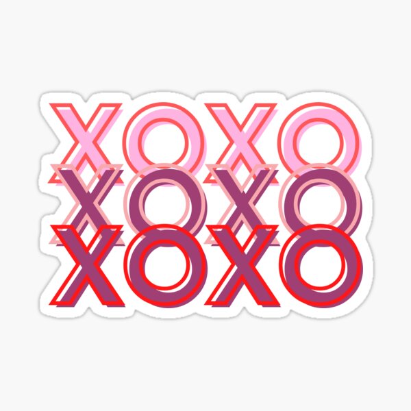 "XOXO" Sticker for Sale by Collection2022 | Redbubble