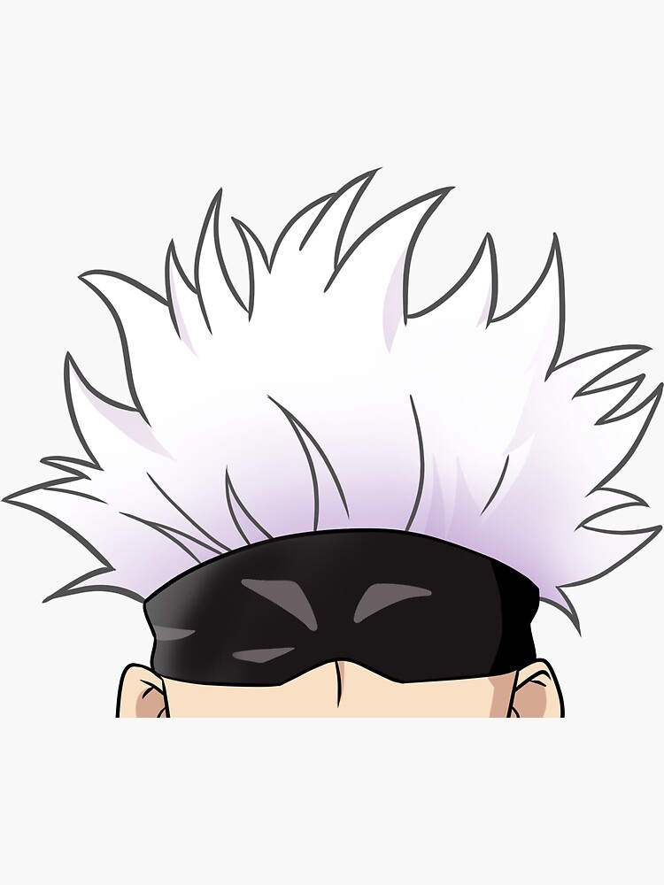 "Infinite Eyes Husbando peeker" Sticker for Sale by sugoi-inks | Redbubble