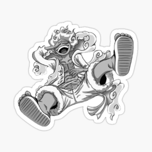 "Gear 5 Luffy" Sticker for Sale by Peponji | Redbubble