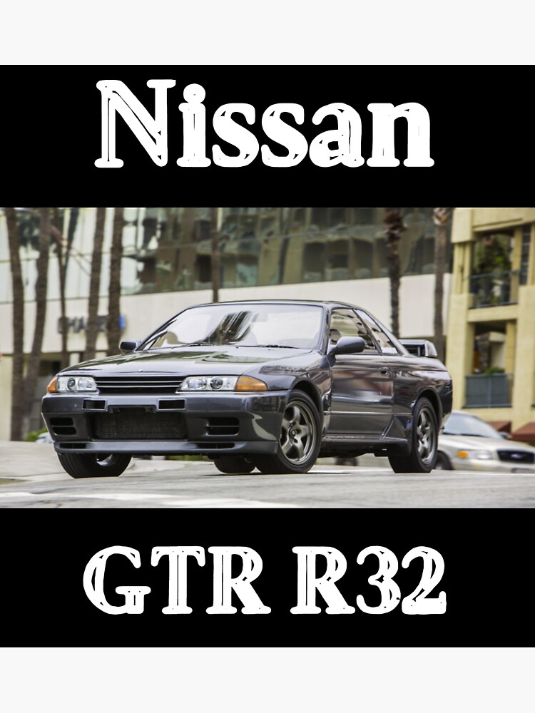 "Nissan GTR R32 - Design" Sticker for Sale by Trevor1984 | Redbubble