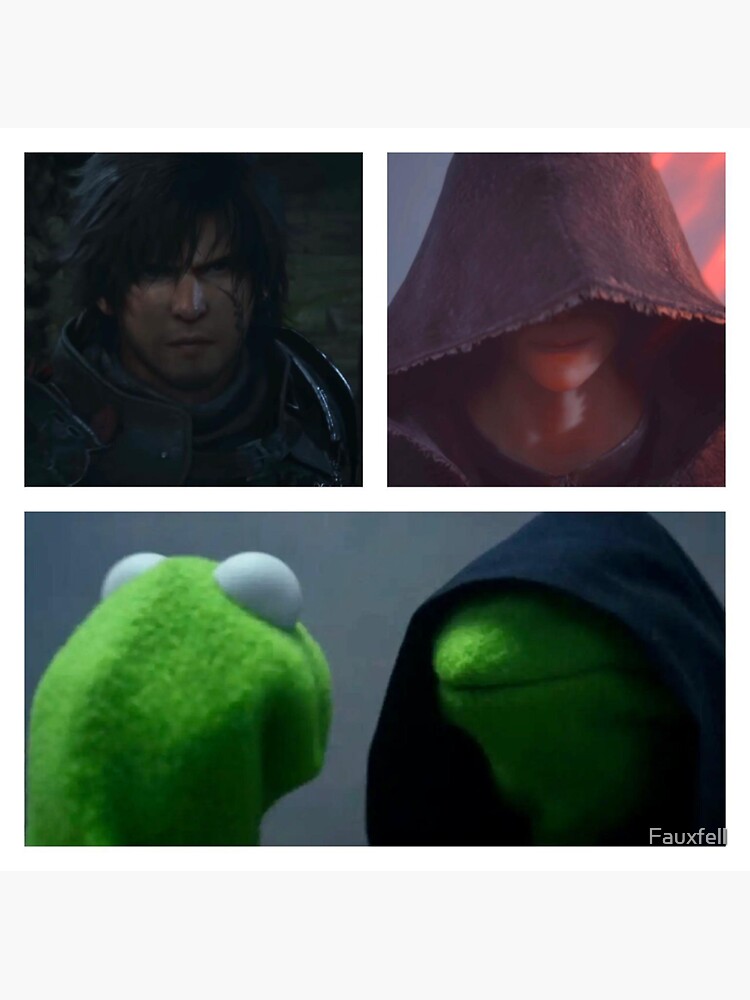 "Final Fantasy XVI Meme" Sticker for Sale by Fauxfell | Redbubble