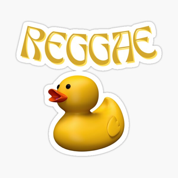 "Reggae Rubber Duck" Sticker for Sale by OrchidLemur | Redbubble