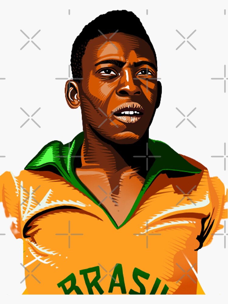 "Pele RIP LEGEND 2023 KING" Sticker for Sale by ZexaShop | Redbubble