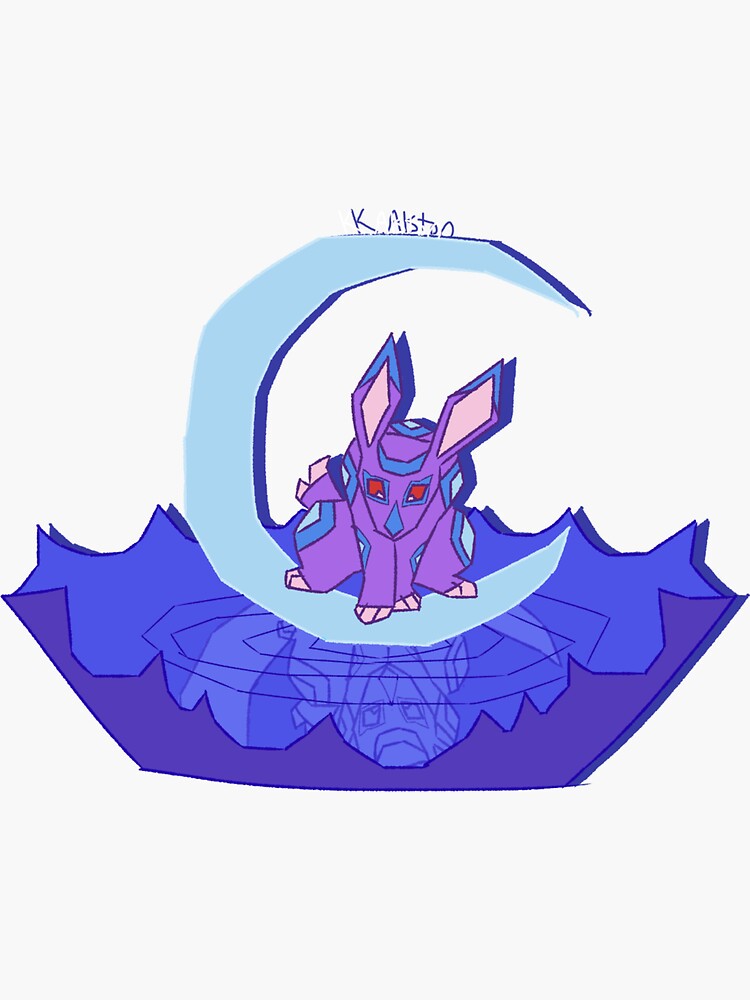 "Chinese Zodiac Water Rabbit" Sticker for Sale by Weremoose | Redbubble