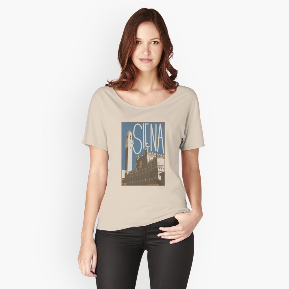 "Siena Vintage Postcard" Sticker for Sale by eengle | Redbubble