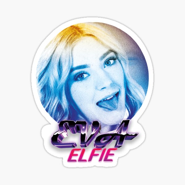 "eva elfie" Sticker for Sale by Neonkerely | Redbubble