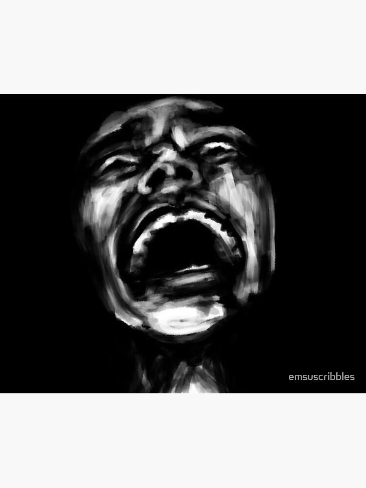 "Agony" Sticker for Sale by emsuscribbles | Redbubble