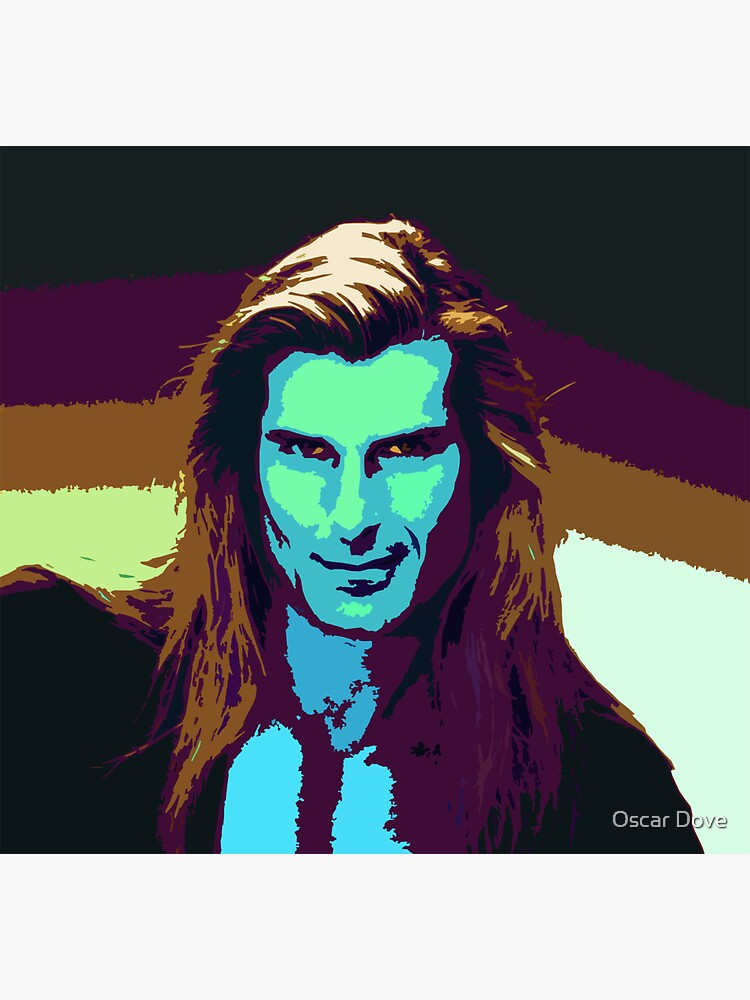 "Fabio Psychedelic" Sticker for Sale by OscarD | Redbubble