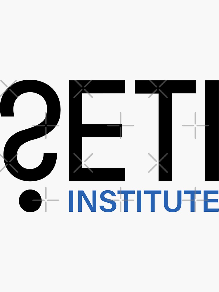 "Search For Extraterrestrial Intelligence (SETI) Logo" Sticker for Sale ...