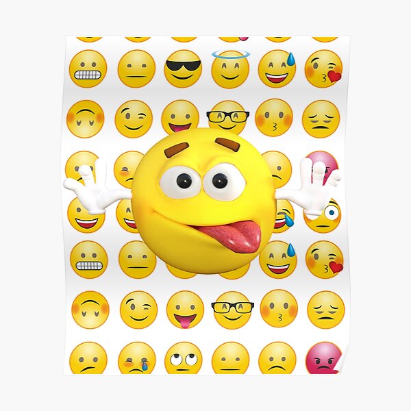 Emoji Meaning Posters | Redbubble