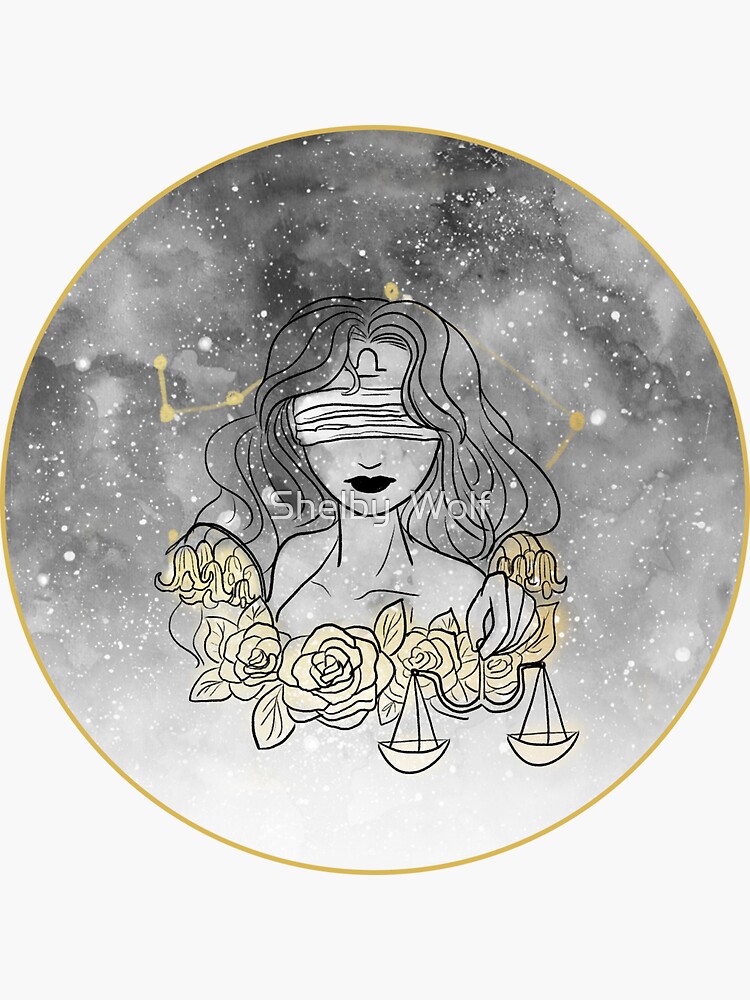 "Libra" Sticker for Sale by shelbywolf | Redbubble