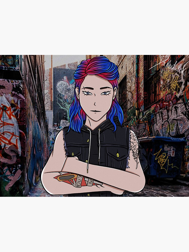 "Jacketed Faye" Sticker for Sale by DakotaAndreww | Redbubble