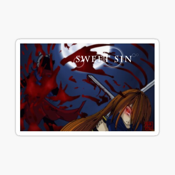 "Sweet Sin" Sticker by KiyomiNakamura | Redbubble