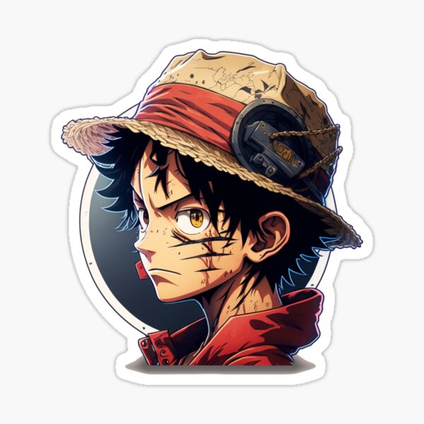 "Luffy One Piece" Sticker for Sale by HD90 | Redbubble