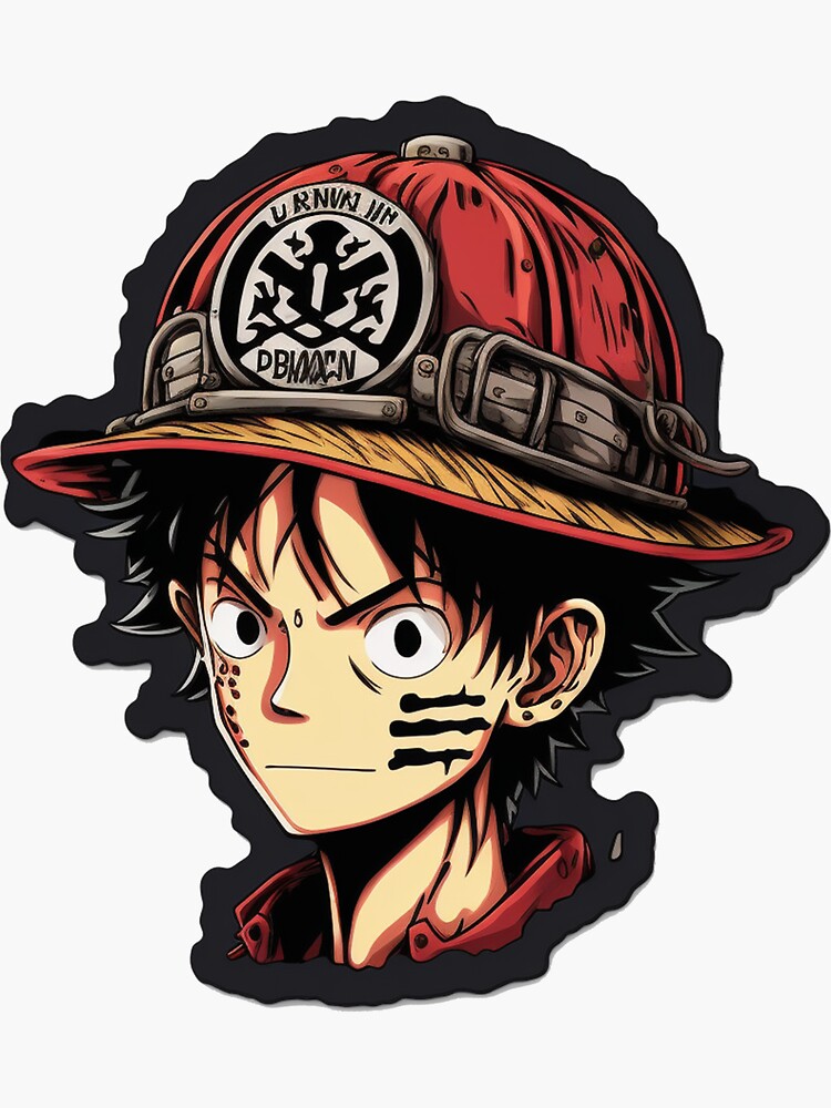 "Luffy One Piece" Sticker for Sale by HD90 | Redbubble