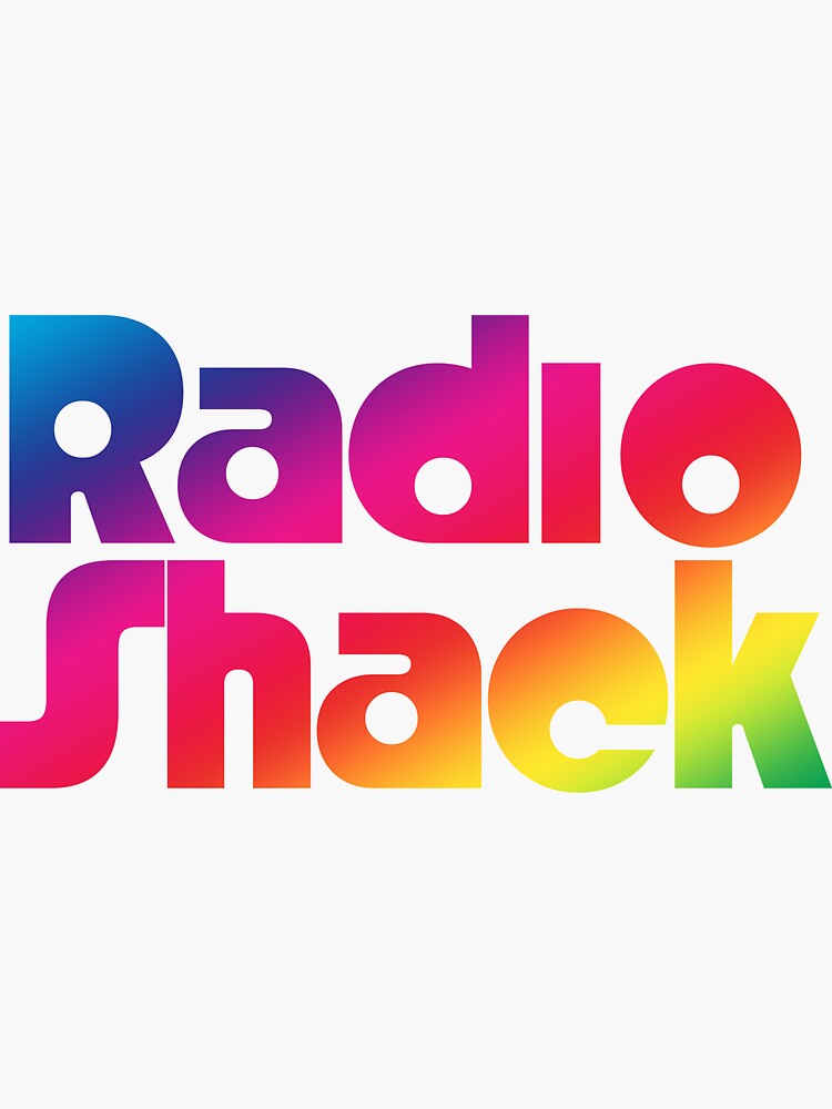 "RadioShack Retro Logo" Sticker for Sale by fergyfilms | Redbubble