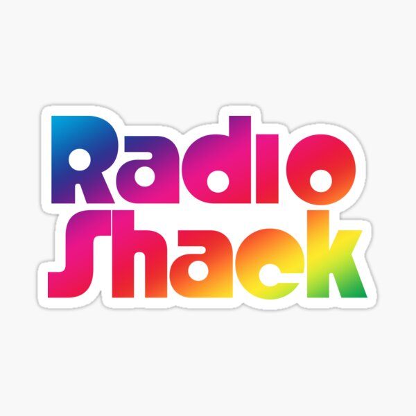 "RadioShack Retro Logo" Sticker for Sale by fergyfilms | Redbubble