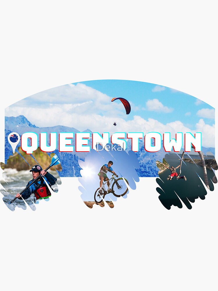 "Queenstown New Zealand Decal" Sticker for Sale by Dekal | Redbubble