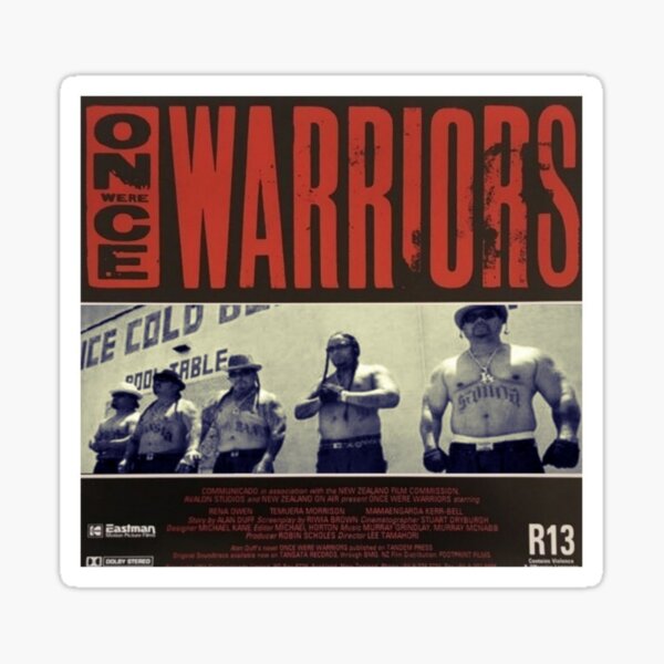 "ONCE WERE WARRIORS / BOO-YAA TRIBE." Sticker for Sale by ...