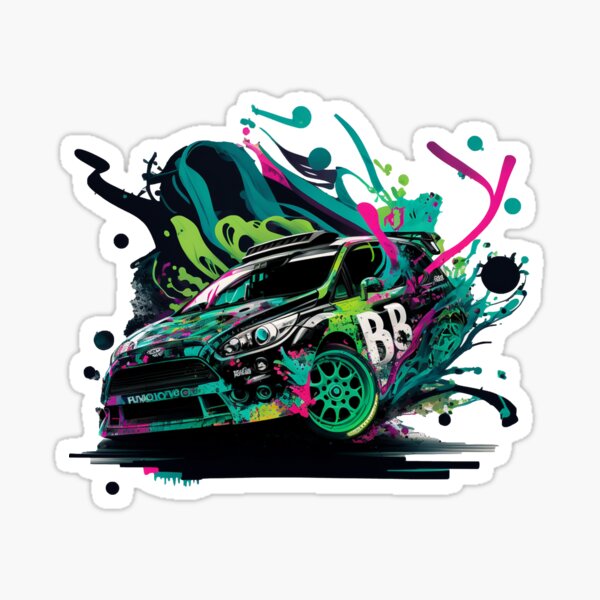 "Ken Block "Legend"" Sticker for Sale by CosmicBee | Redbubble