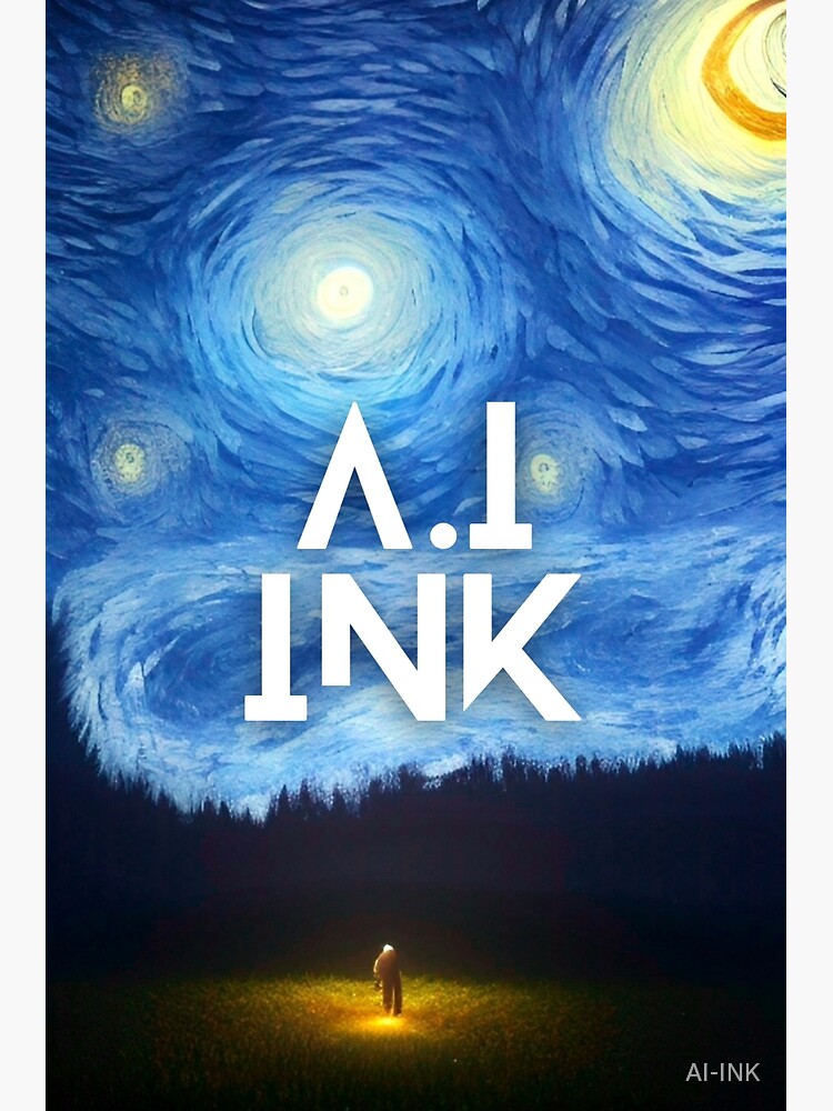 "A.I INK Starry Night Art " Poster for Sale by AI-INK | Redbubble