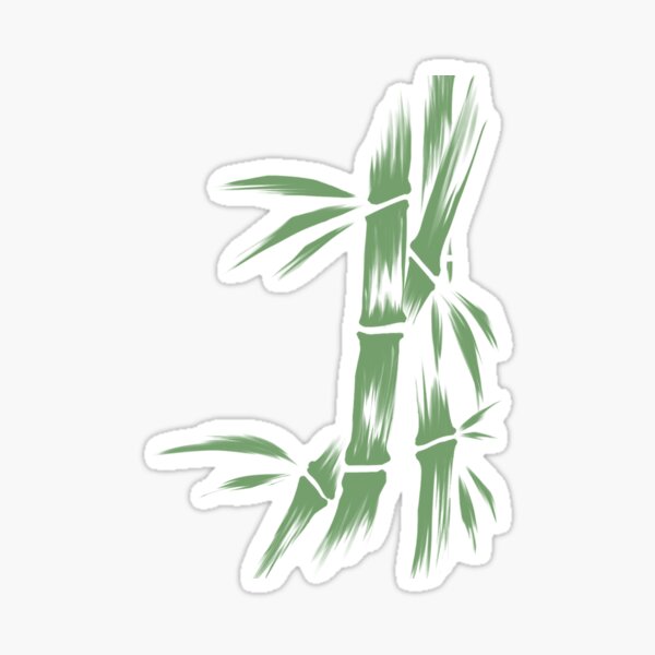 "Bamboo" Sticker by RaionKeiji | Redbubble