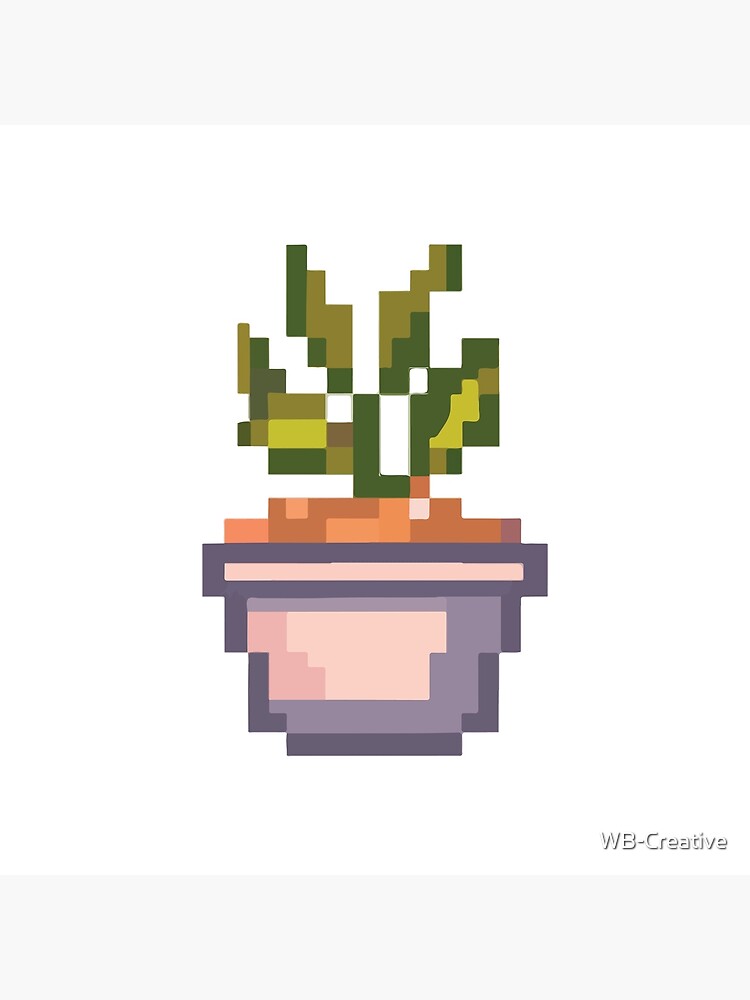 "Cute Plant Sprout Pixel Art" Poster for Sale by WB-Creative | Redbubble