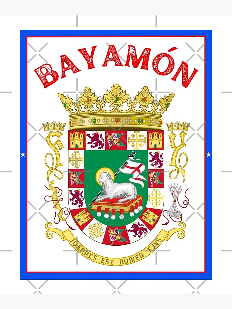 "Puerto Rico Coat of Arms Bayamon" Poster for Sale by FedSherDesign ...