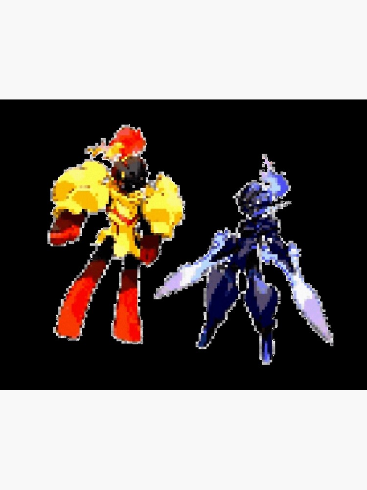 "Knight sprites Scarlet Cerulean pixel art and Violet Rouge " Metal ...