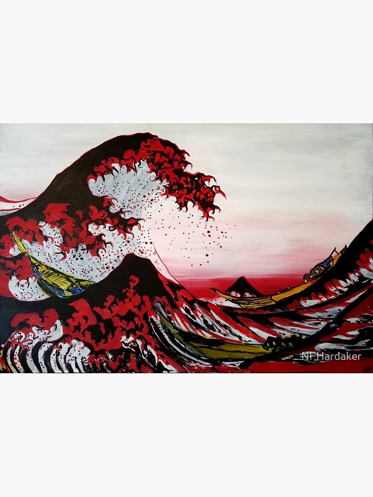"The Red Wave. " Art Print for Sale by NFHardaker | Redbubble
