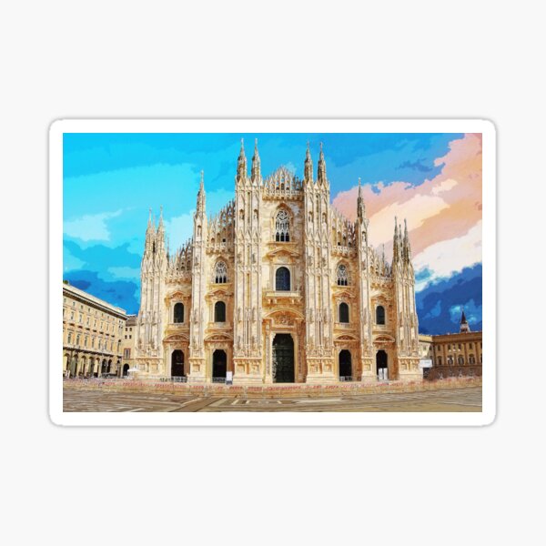 "Duomo di Milano Church Milan Italy #2" Sticker for Sale by Anuchartl ...