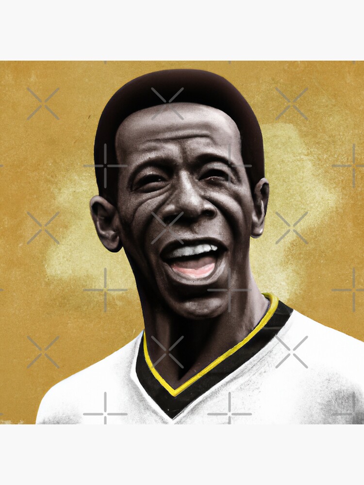 "Pele A Legend on the Pitch - The King of Football" Sticker for Sale by ...