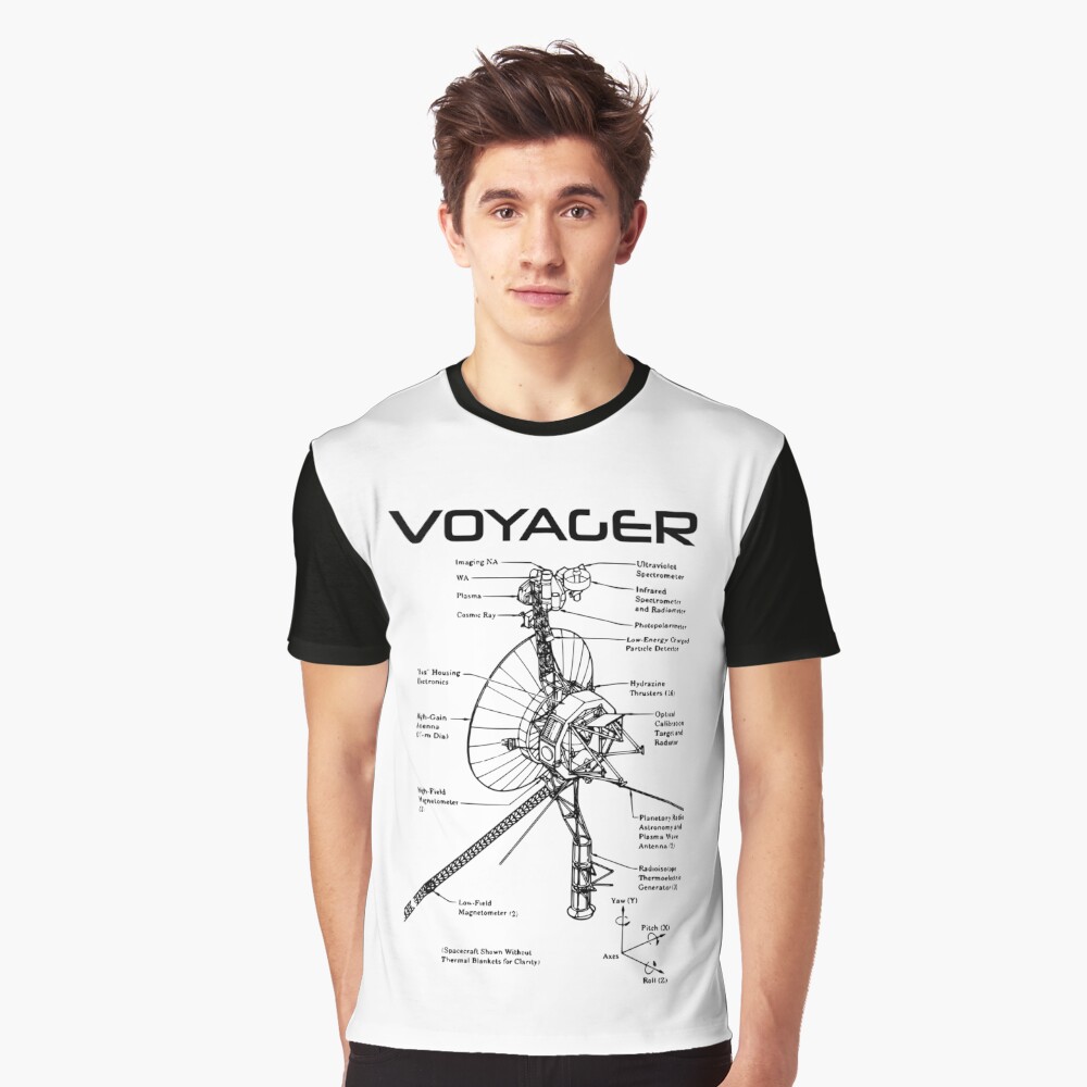 "Voyager Program - Black Ink" Poster for Sale by Djidiouf | Redbubble