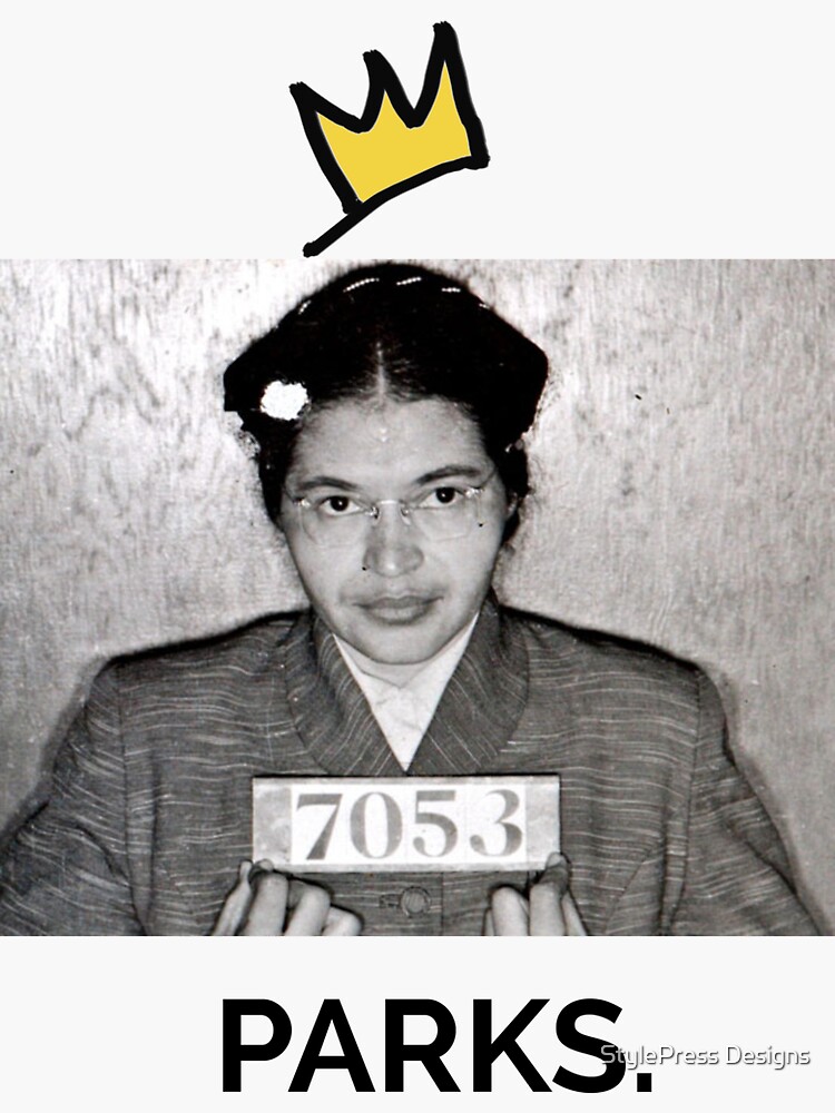 "Crown Mug - Rosa Parks" Sticker by LifeSince1987 | Redbubble