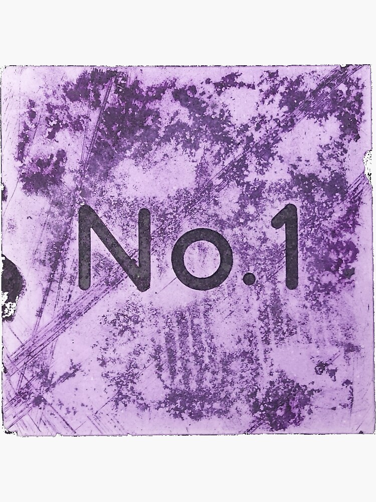 "Number One" Sticker by circuitsnap | Redbubble