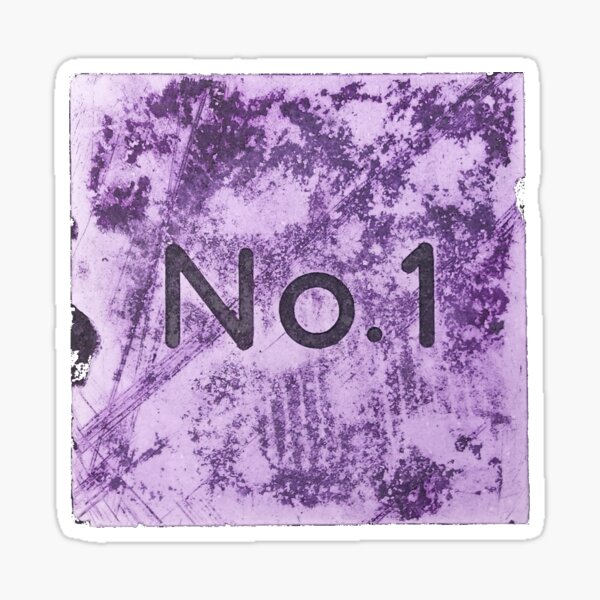 "Number One" Sticker by circuitsnap | Redbubble