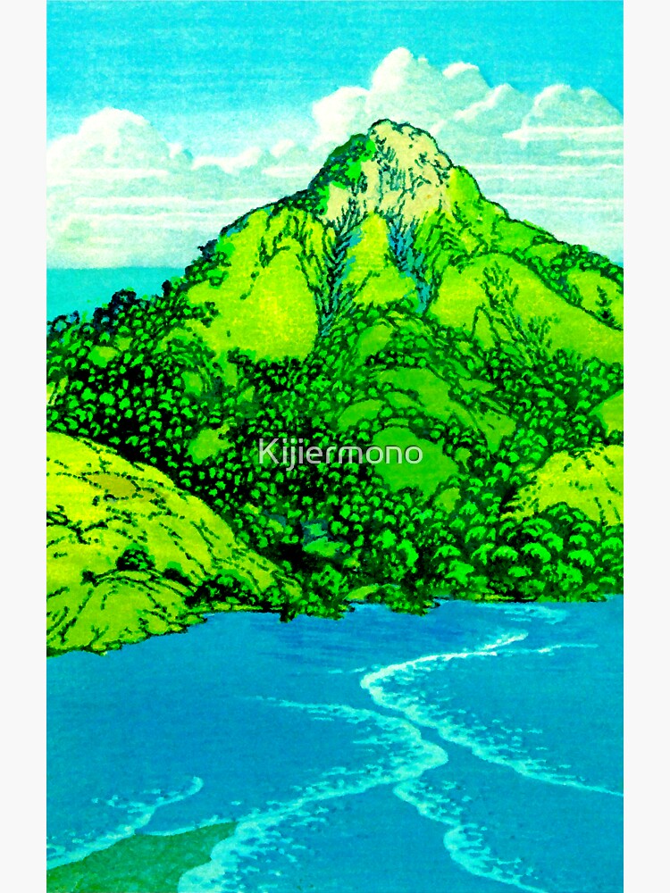 "Waters of Jik - Mountain & Coast - Nature Landscape in Blue, White and ...