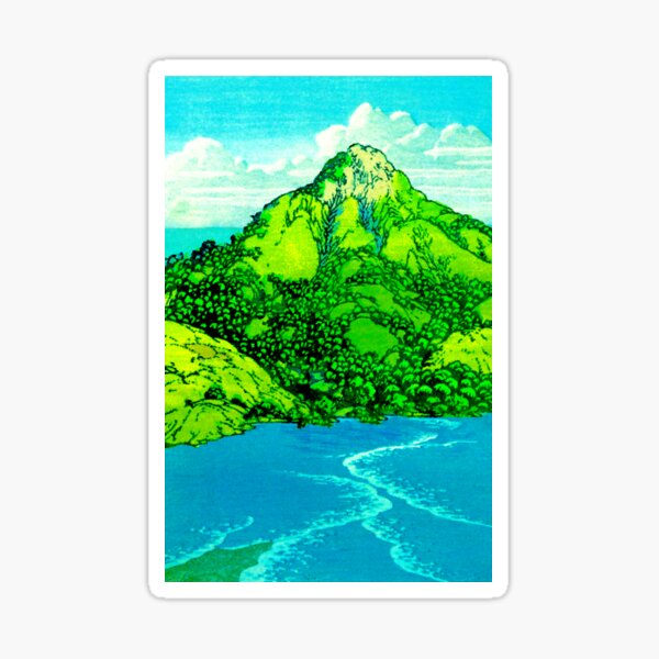 "Waters of Jik - Mountain & Coast - Nature Landscape in Blue, White and ...