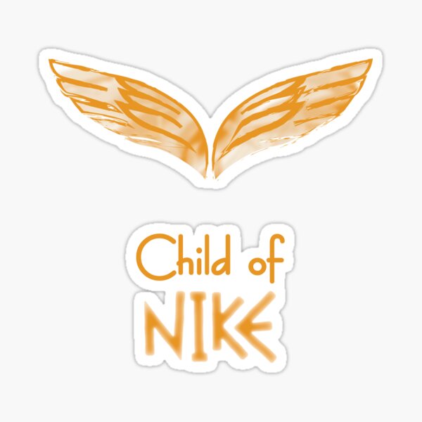 "Child of Goddess Nike – Percy Jackson inspired design " Sticker for ...
