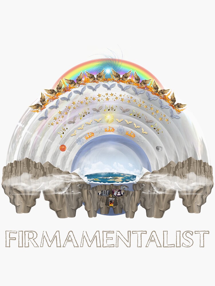 "Firmamentalist - Creation Model Bible Cosmology - Christian T-shirt ...